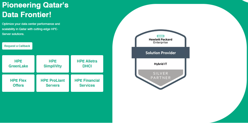 HPE: Leading Edge IT Solutions & Services | TS Qatar | Do